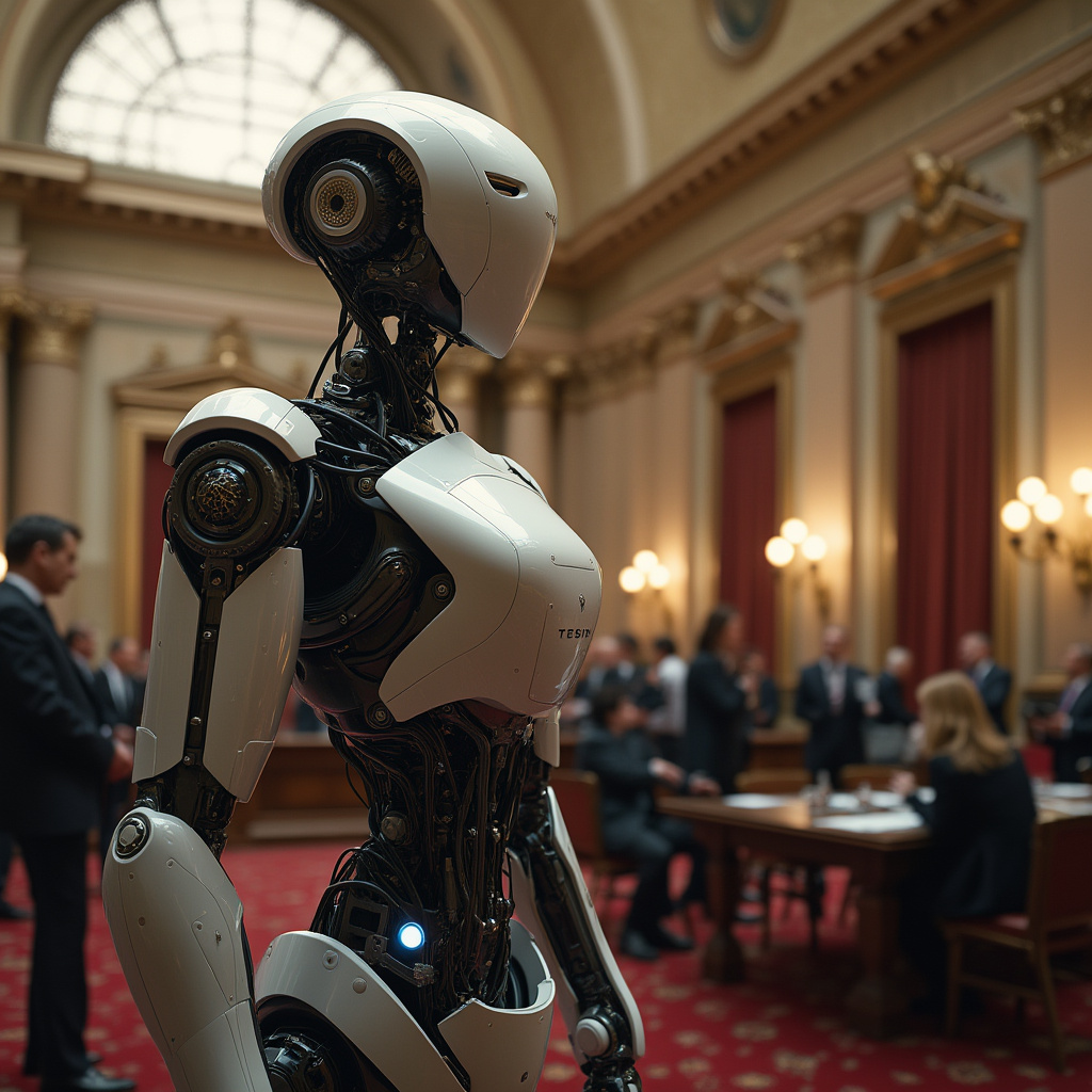 Tesla's Humanoid Robot Optimus Debuts in Washington as AI ...